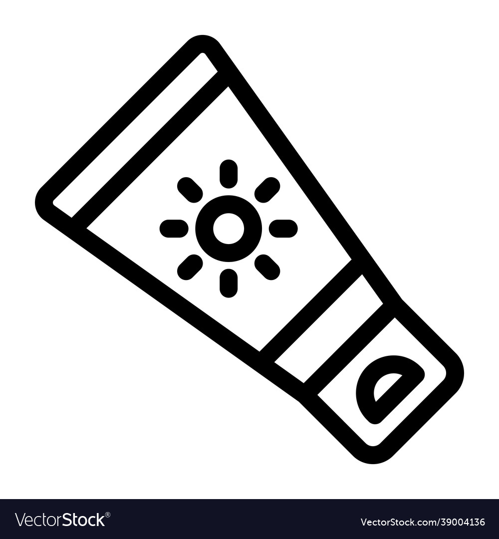 Sunblock Royalty Free Vector Image - VectorStock
