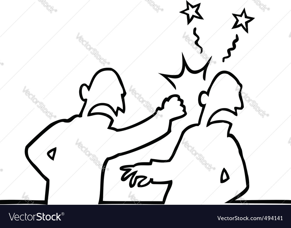Fighting Royalty Free Vector Image - VectorStock