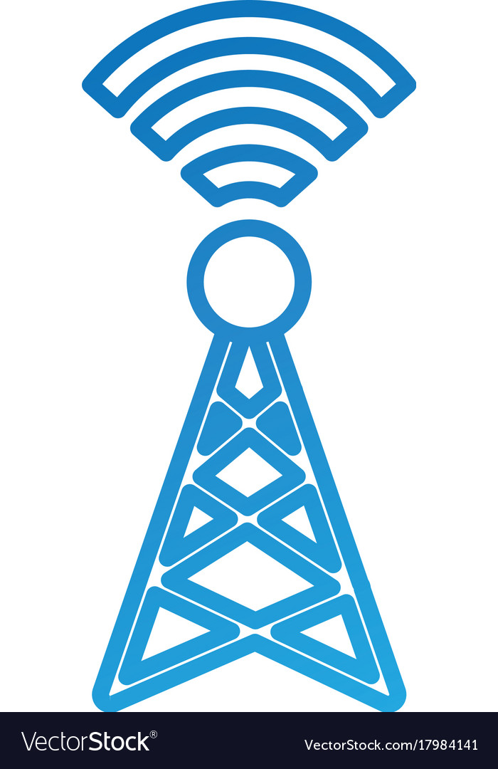 Signal Broadcasting Radio Transmitting And Vector Image