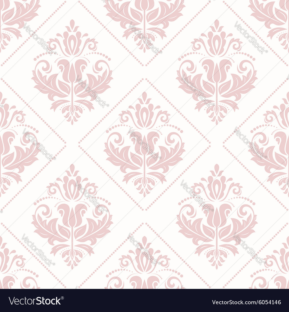 Damask seamless pattern Royalty Free Vector Image