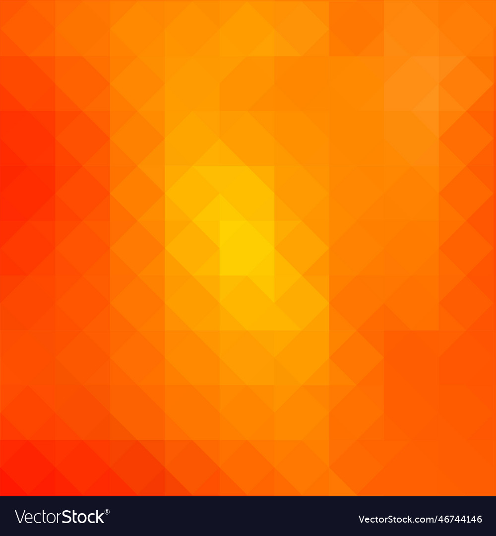 Light yellow orange polygon abstract pattern Vector Image