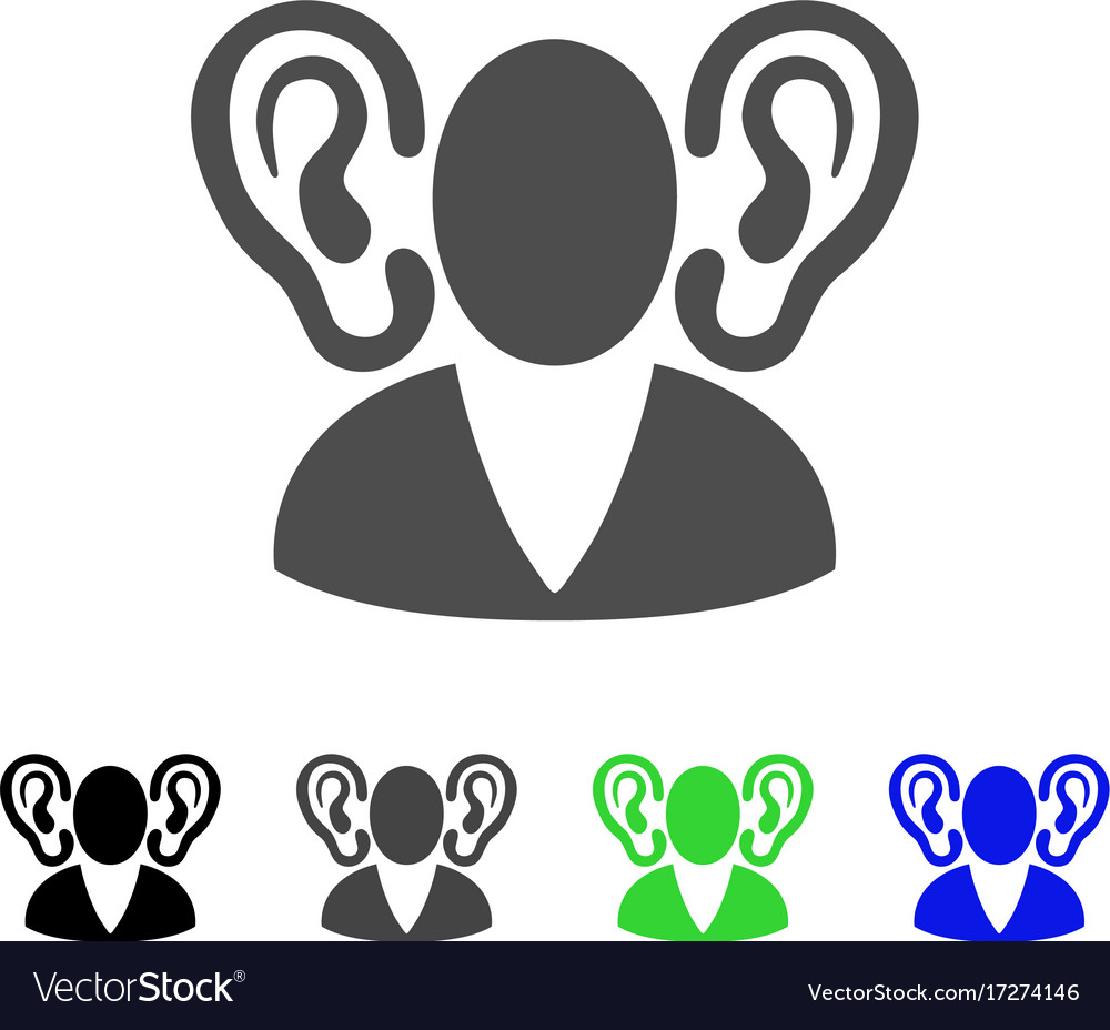 Listener icon Royalty Free Vector Image - VectorStock