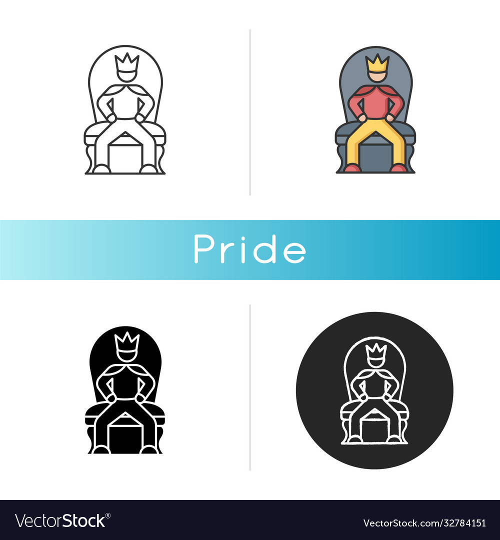 Pride icon Royalty Free Vector Image - VectorStock