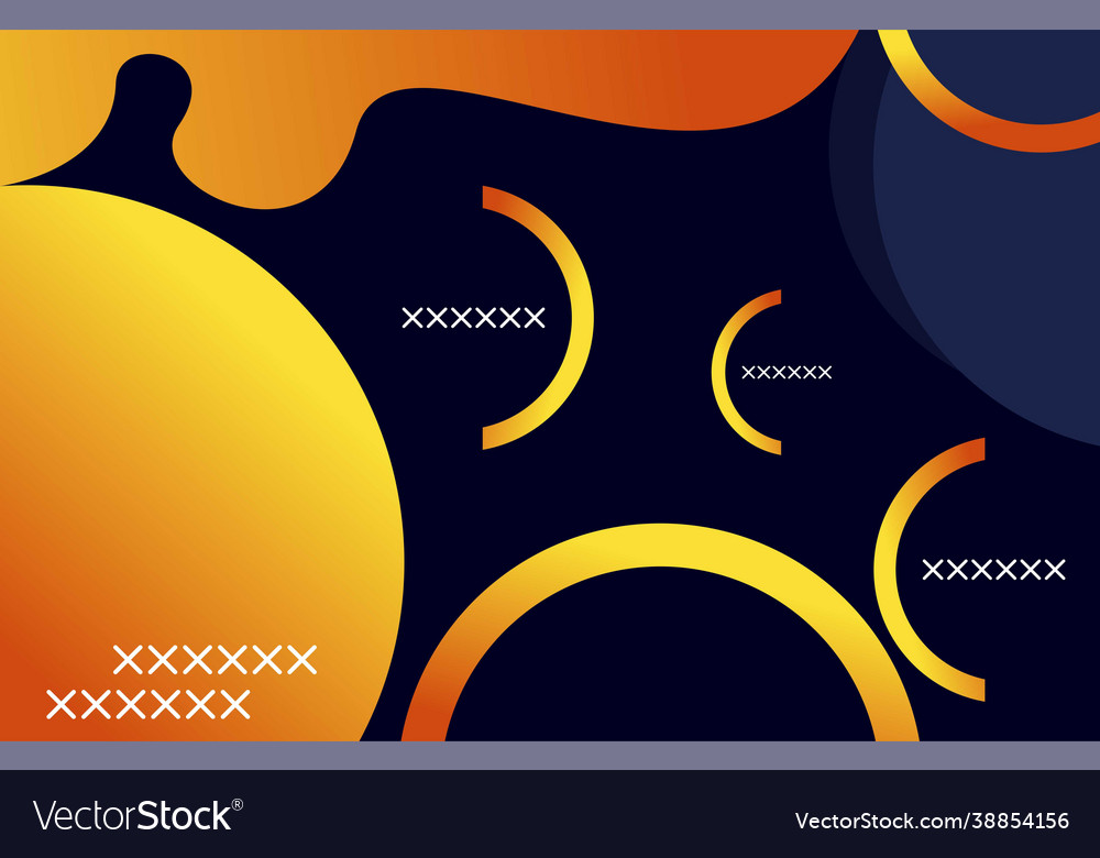 Abstract rectangles shape isolated blue gradient Vector Image