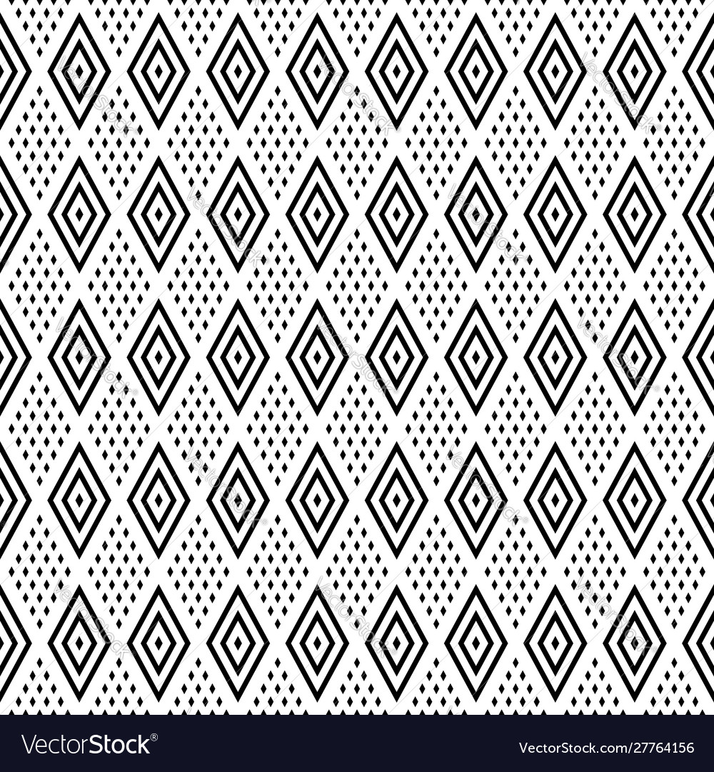 Seamless diamonds pattern Royalty Free Vector Image