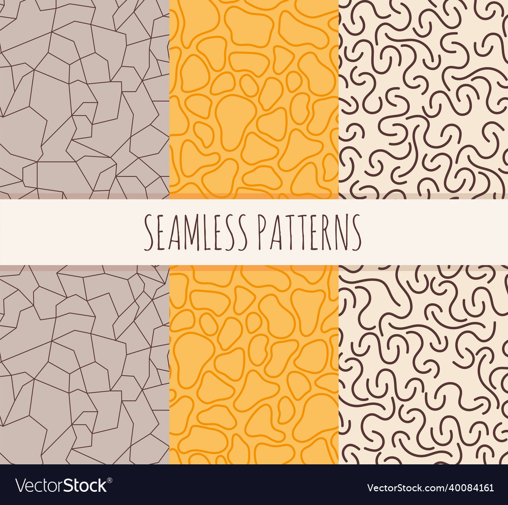 Six textures patterns colors Royalty Free Vector Image Six textures patterns colors Royalty Free Vector Image