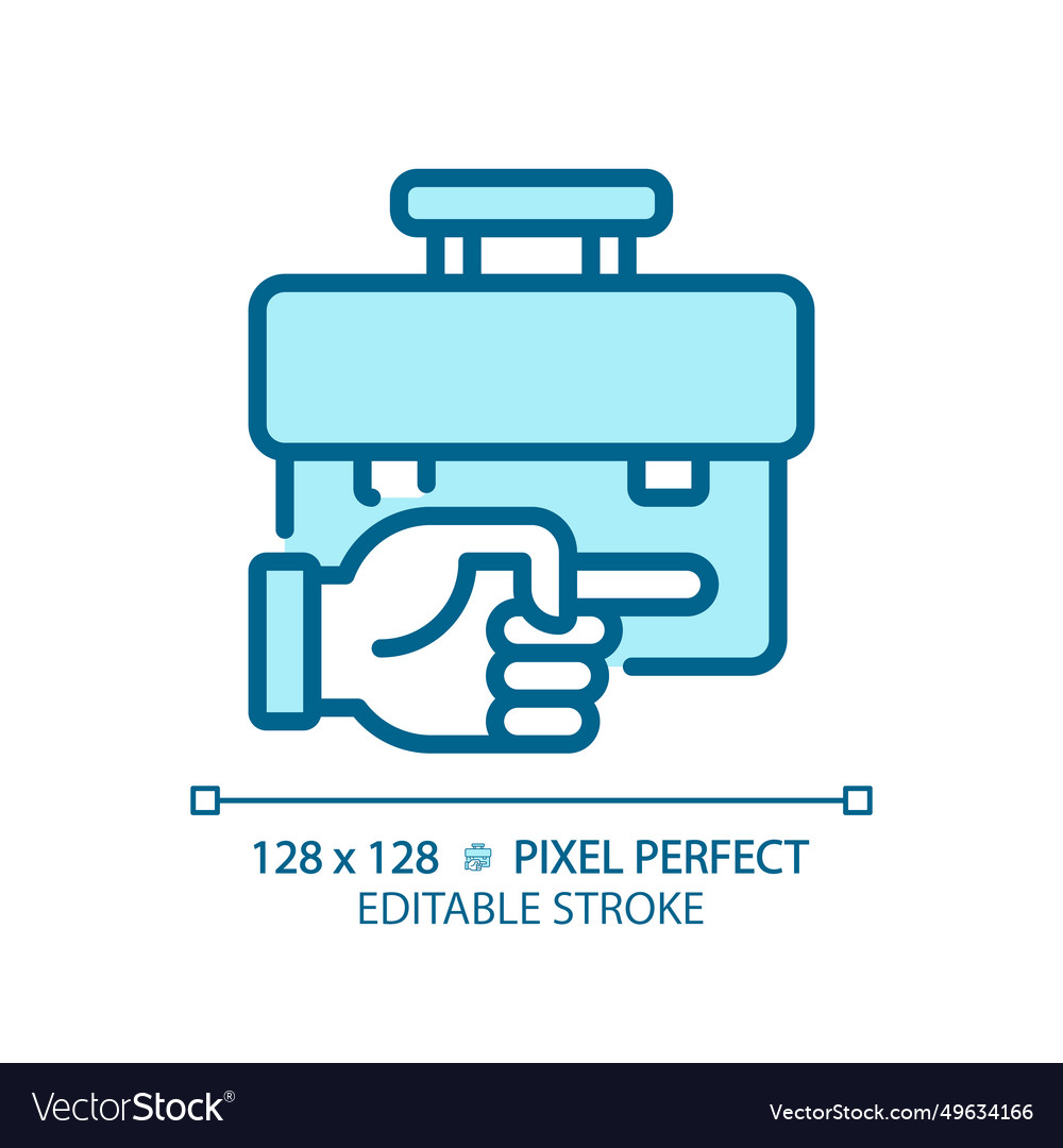 2d thin linear pixel perfect simple blue Vector Image 2d thin linear pixel perfect simple blue Vector Image