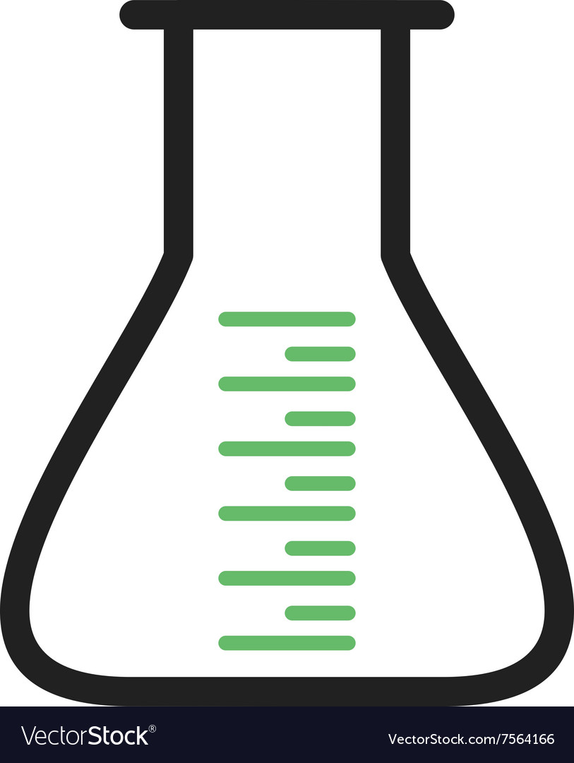 Flask Royalty Free Vector Image - VectorStock