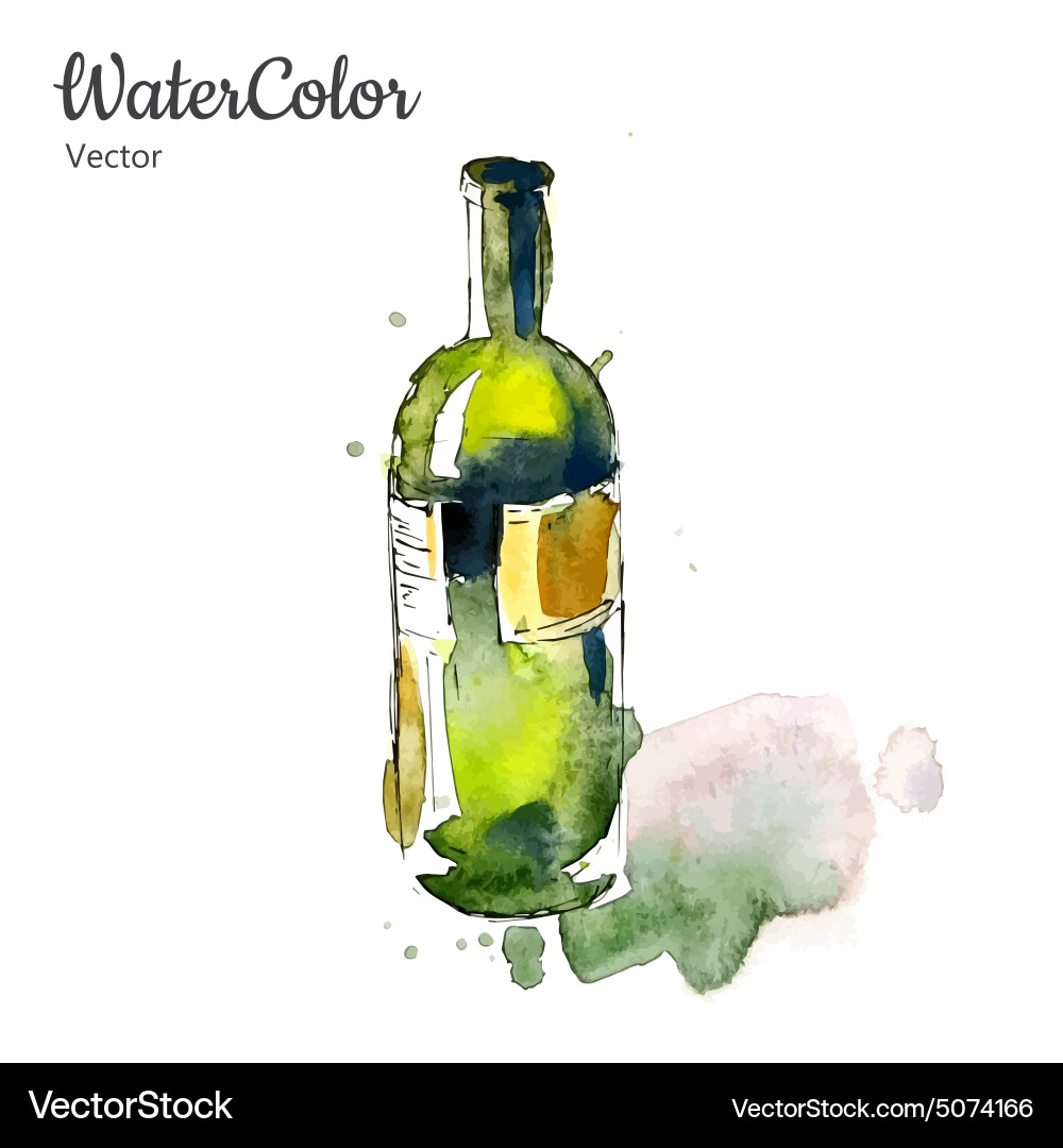 Hand painting watercolor Royalty Free Vector Image