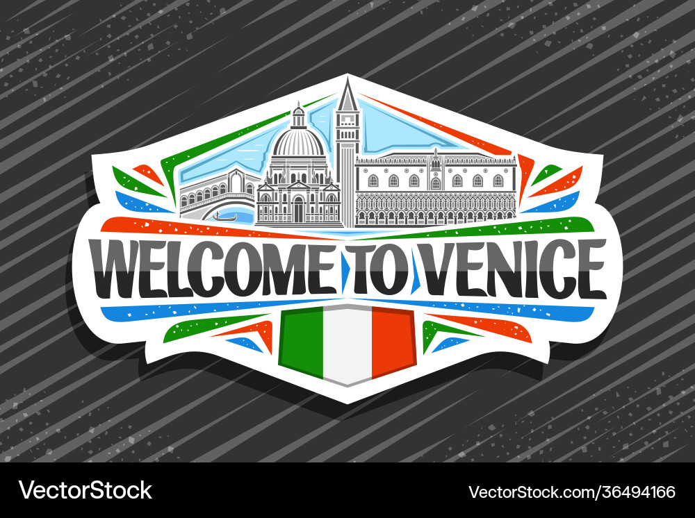 Logo for venice Royalty Free Vector Image - VectorStock