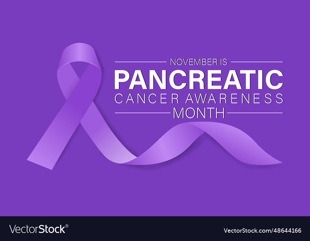Pancreatic cancer awareness month Royalty Free Vector Image Pancreatic cancer awareness month Royalty Free Vector Image