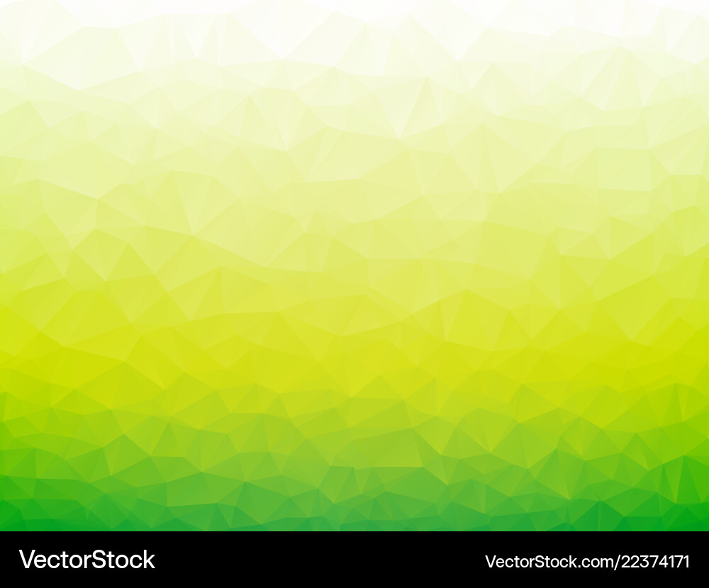 Abstract green bio low poly background Royalty Free Vector