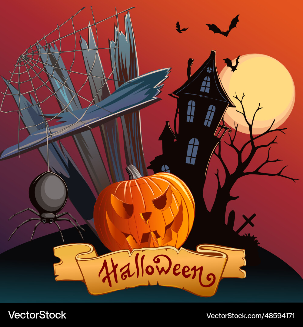 Brochure background and traditional symbols Vector Image