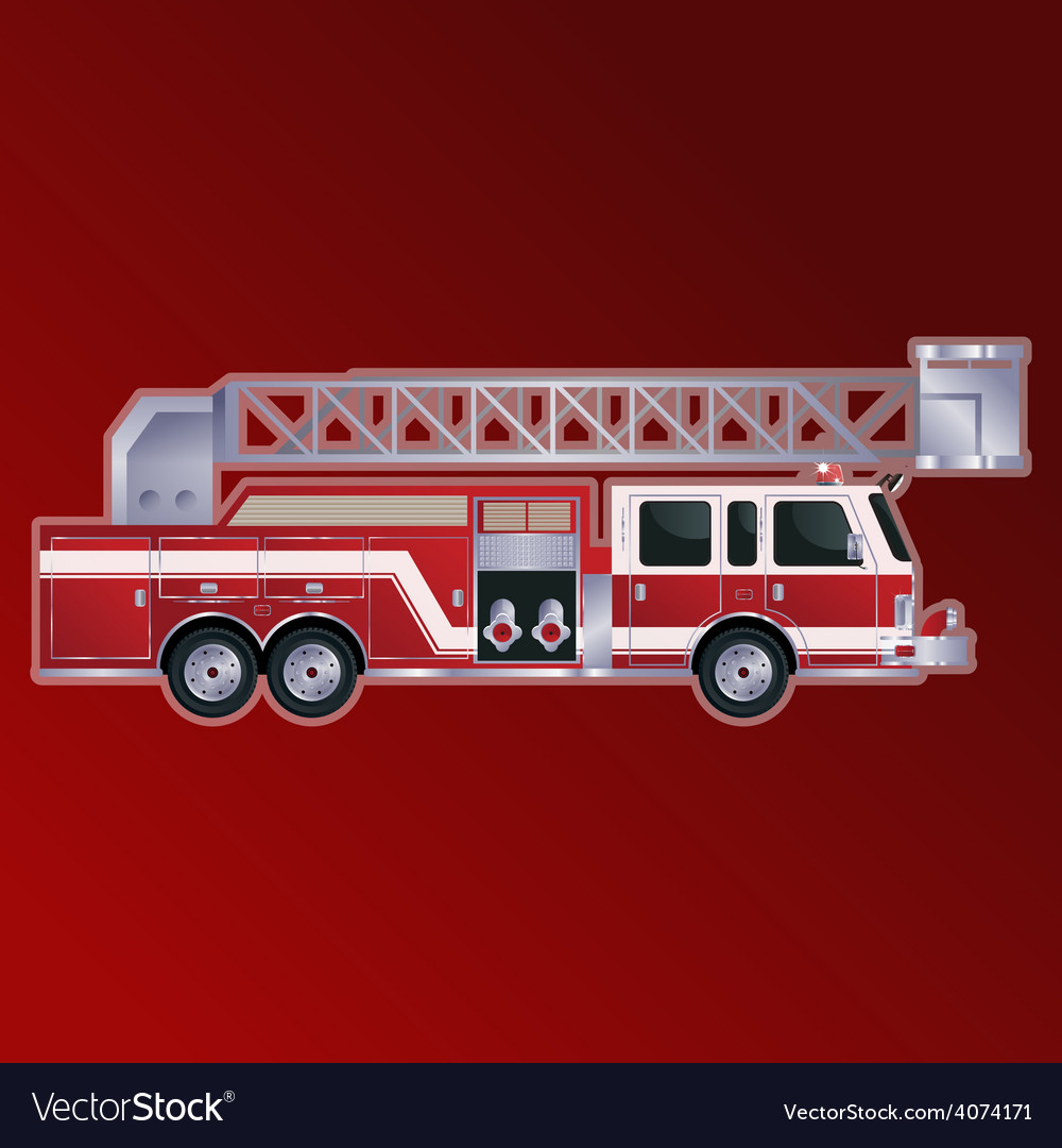 Fire engine Royalty Free Vector Image - VectorStock