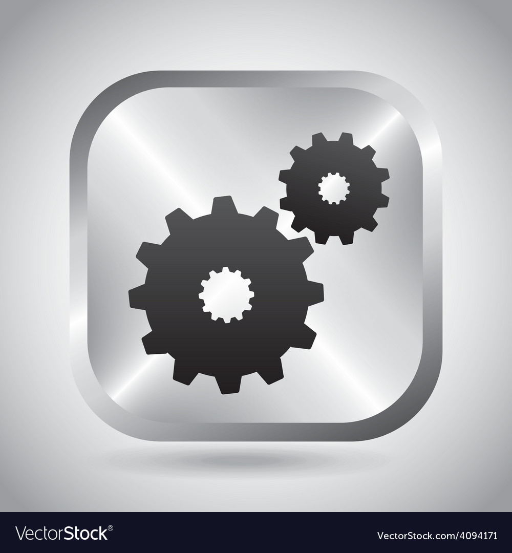 Setup button Royalty Free Vector Image - VectorStock