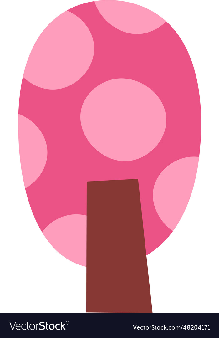 Tree abstract icon Royalty Free Vector Image - VectorStock