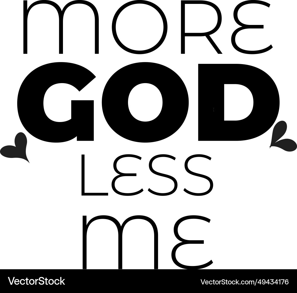 Christian faith typography for print Royalty Free Vector