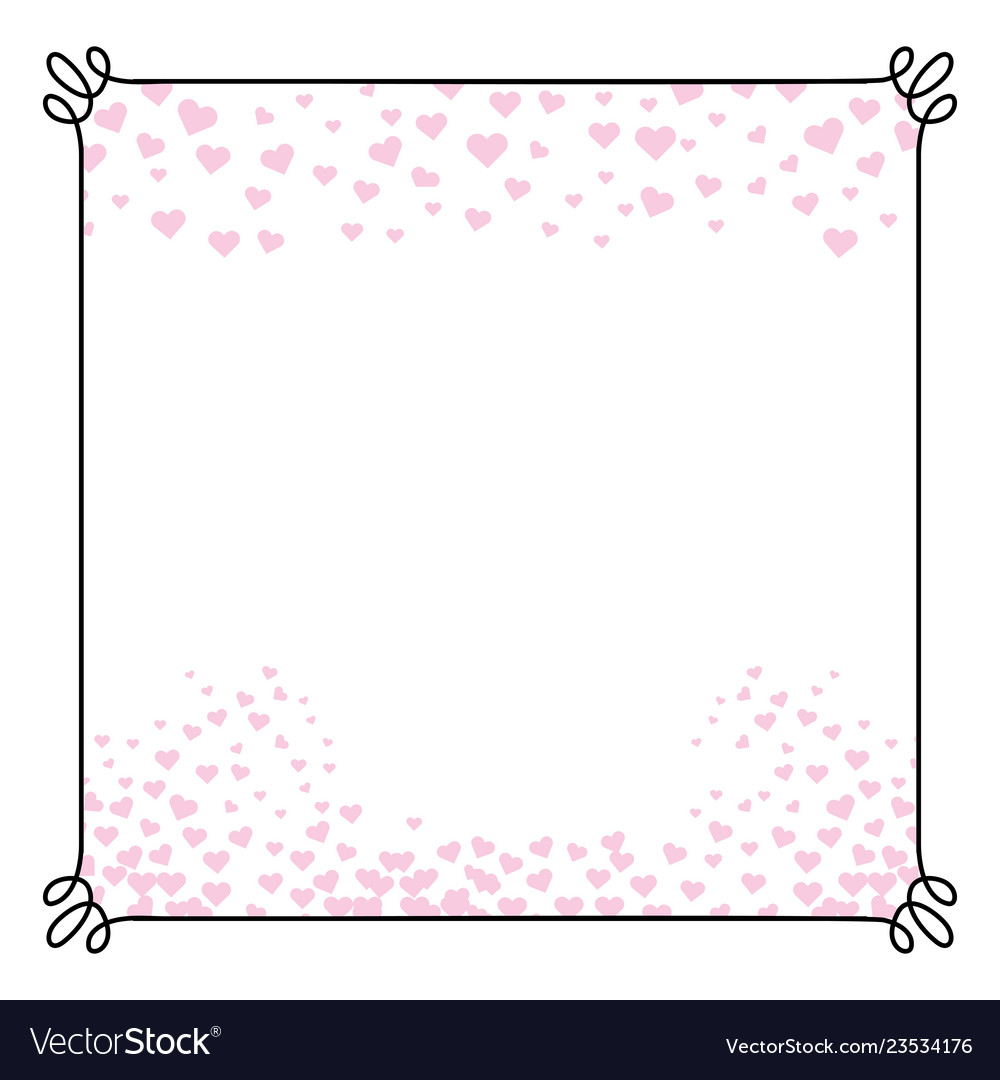 Curvy inline frame Royalty Free Vector Image - VectorStock