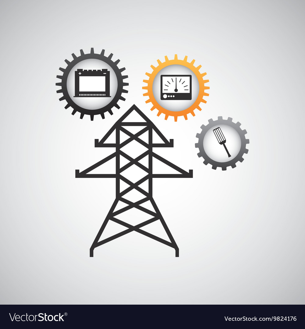 Electrical power icon Royalty Free Vector Image