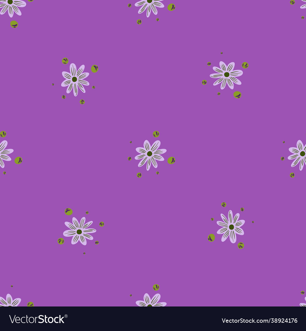 Minimalistic seamless pattern with simple style Vector Image