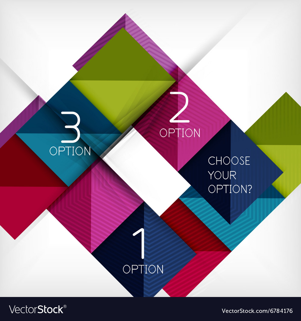 Square abstract background Royalty Free Vector Image