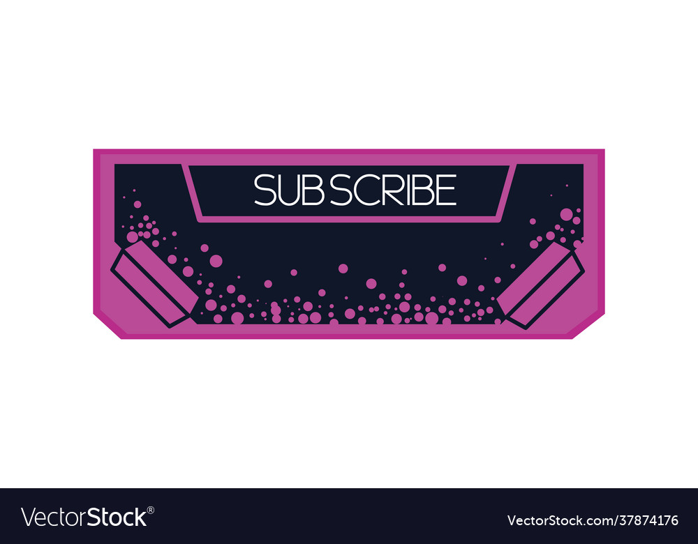 Streaming suscribe template Royalty Free Vector Image