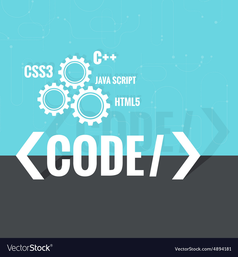 Concept of creating web project Royalty Free Vector Image