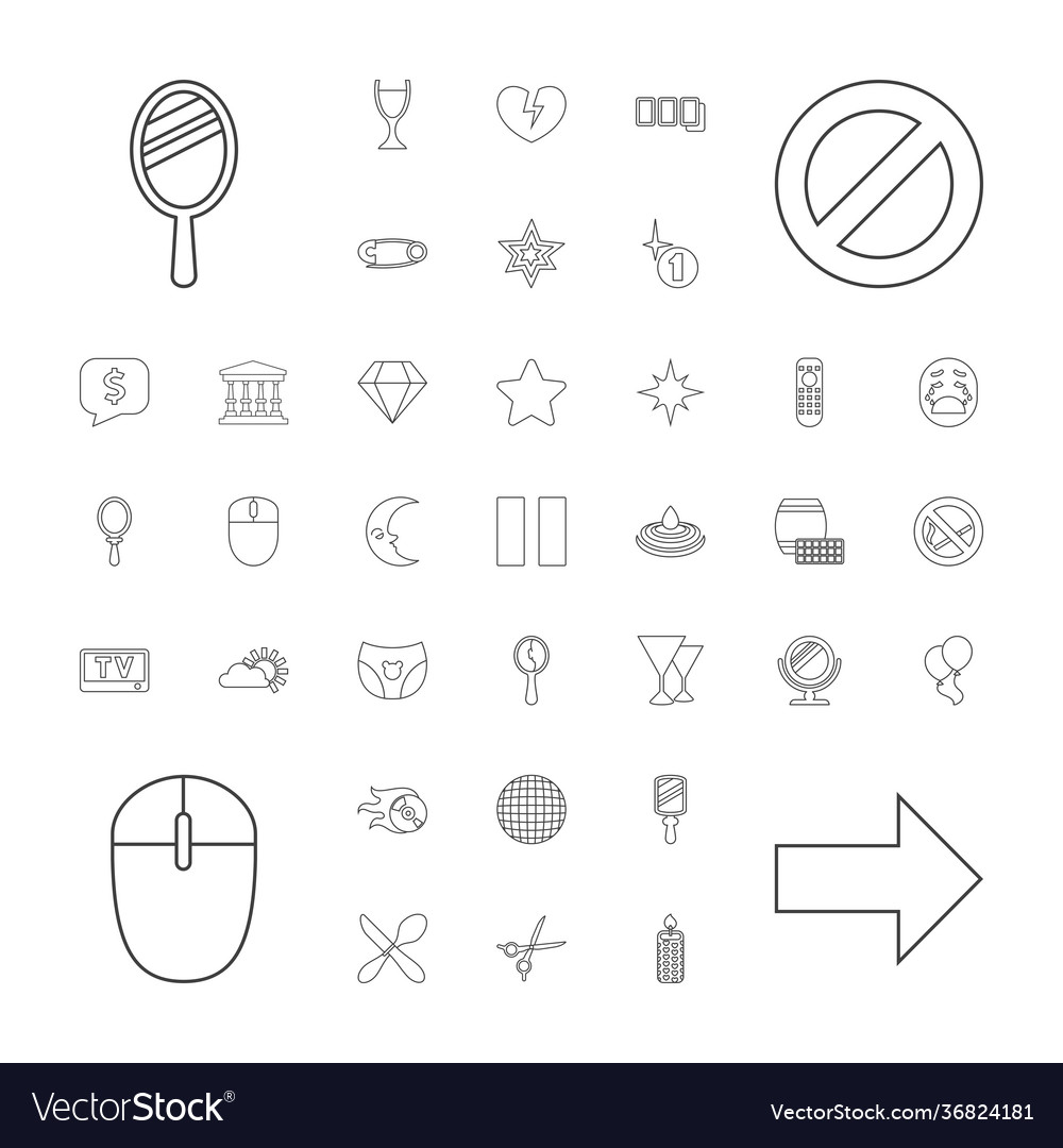 Shiny icons Royalty Free Vector Image - VectorStock