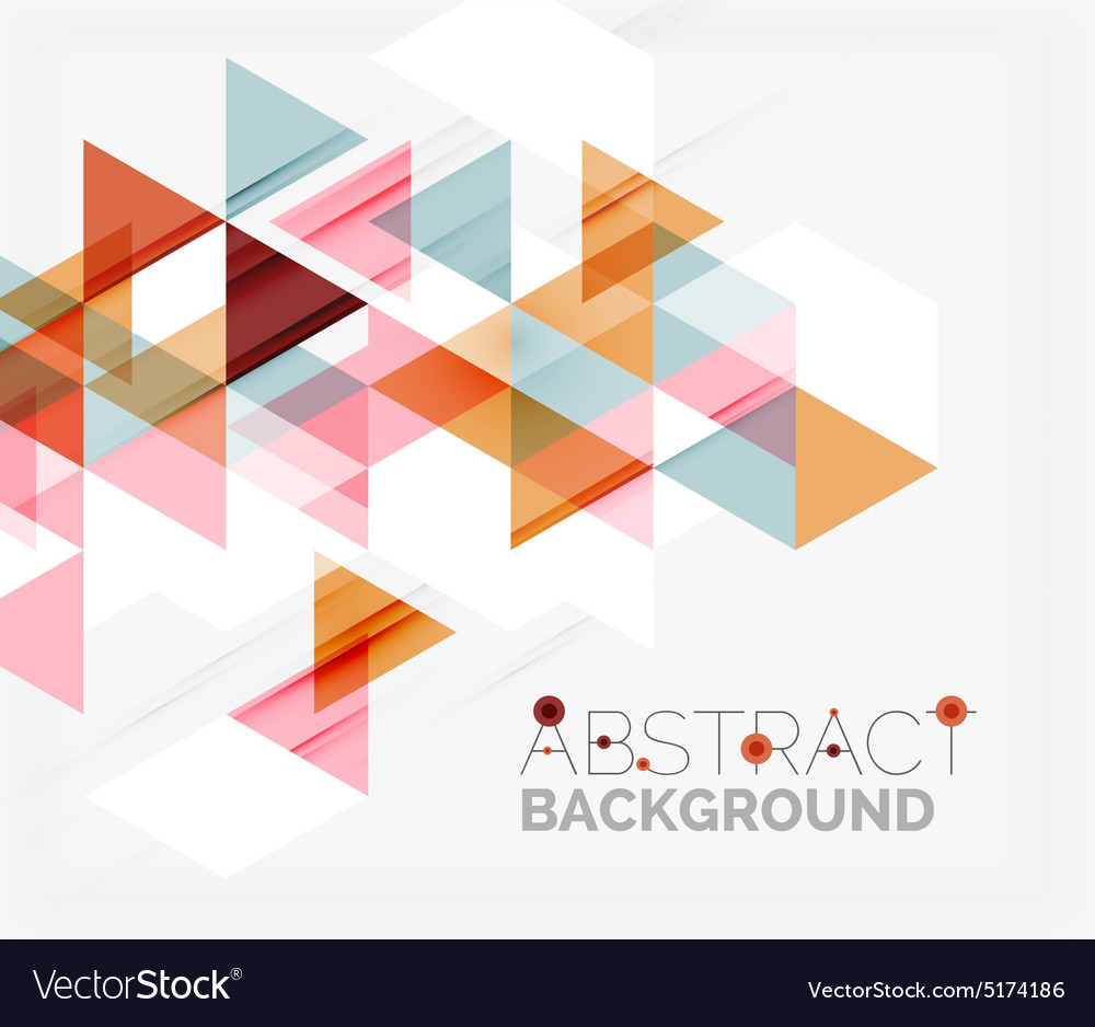 Abstract geometric background modern overlapping Vector Image