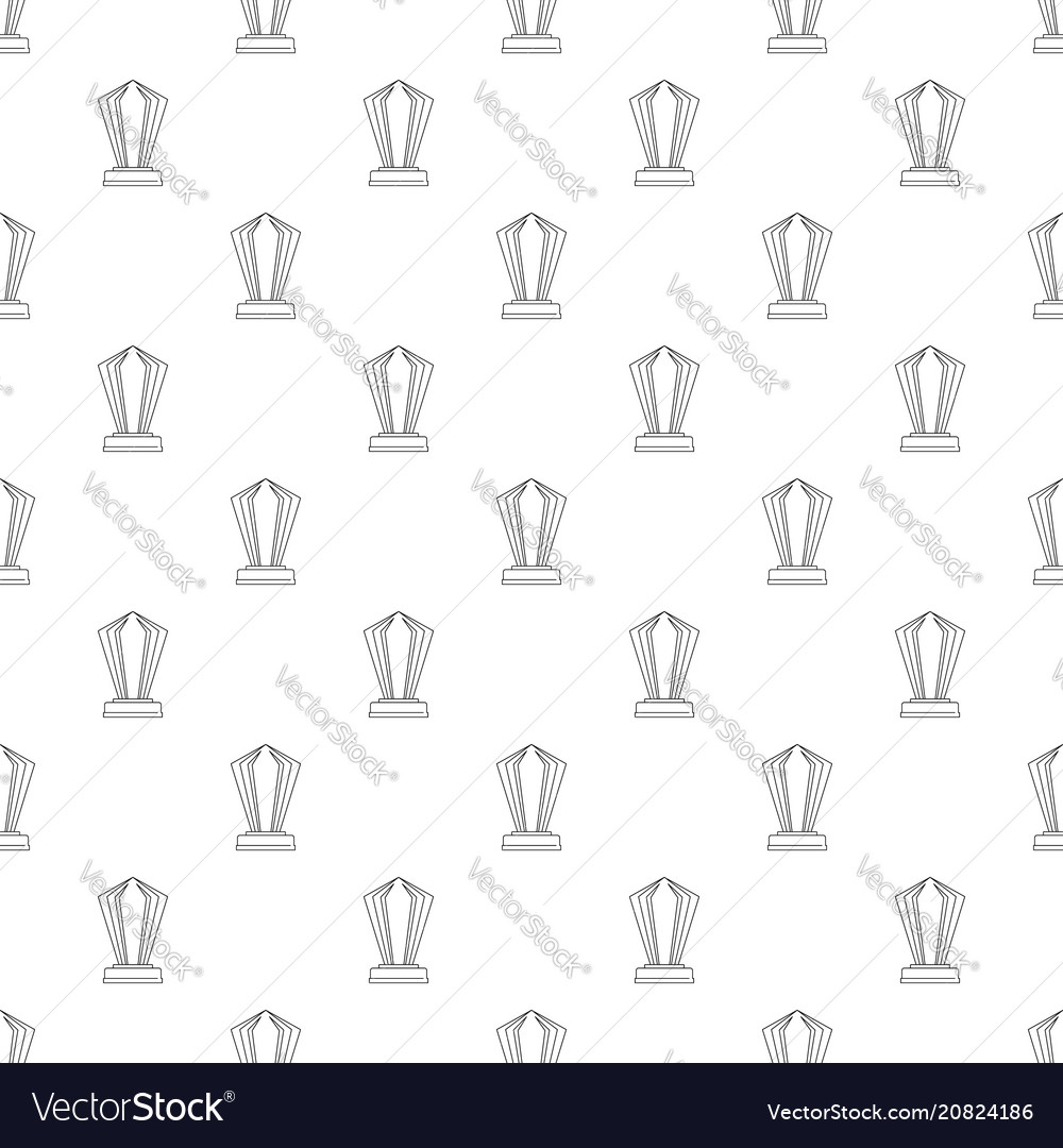 Award pattern seamless Royalty Free Vector Image