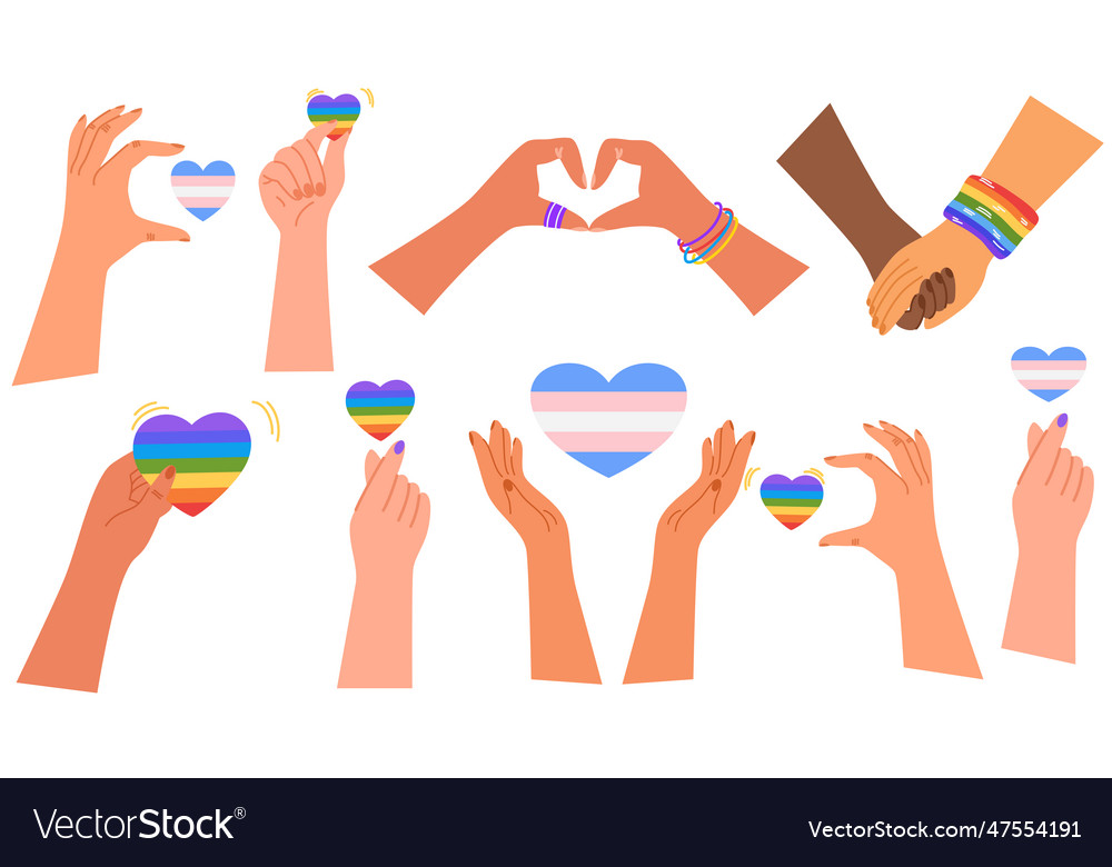 0568 lgbt set Royalty Free Vector Image - VectorStock