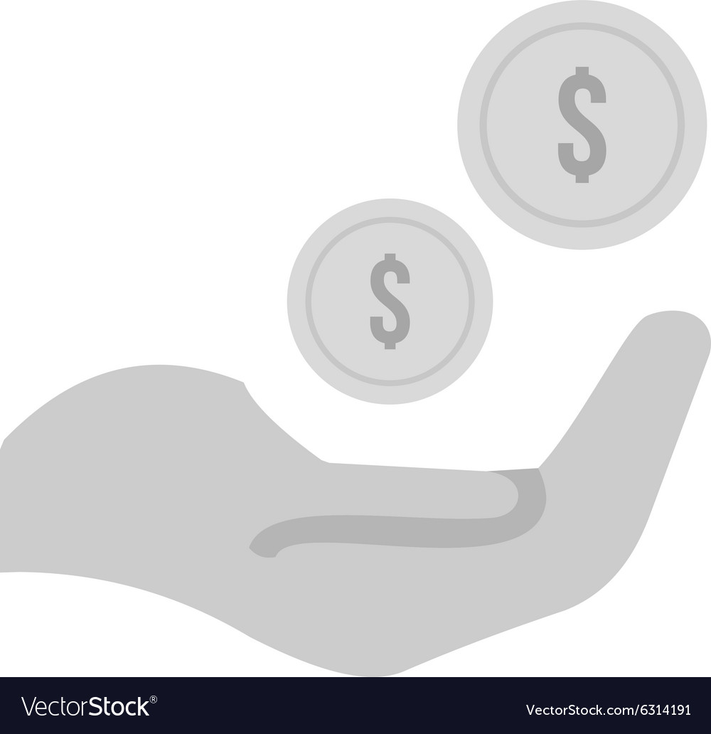 Monetary help Royalty Free Vector Image - VectorStock