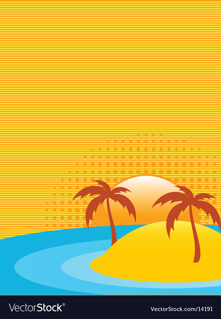 Summer background Royalty Free Vector Image - VectorStock