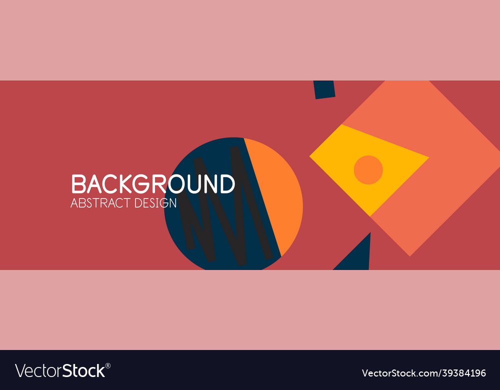 Abstract Background Blocks Lines Triangles Vector Image