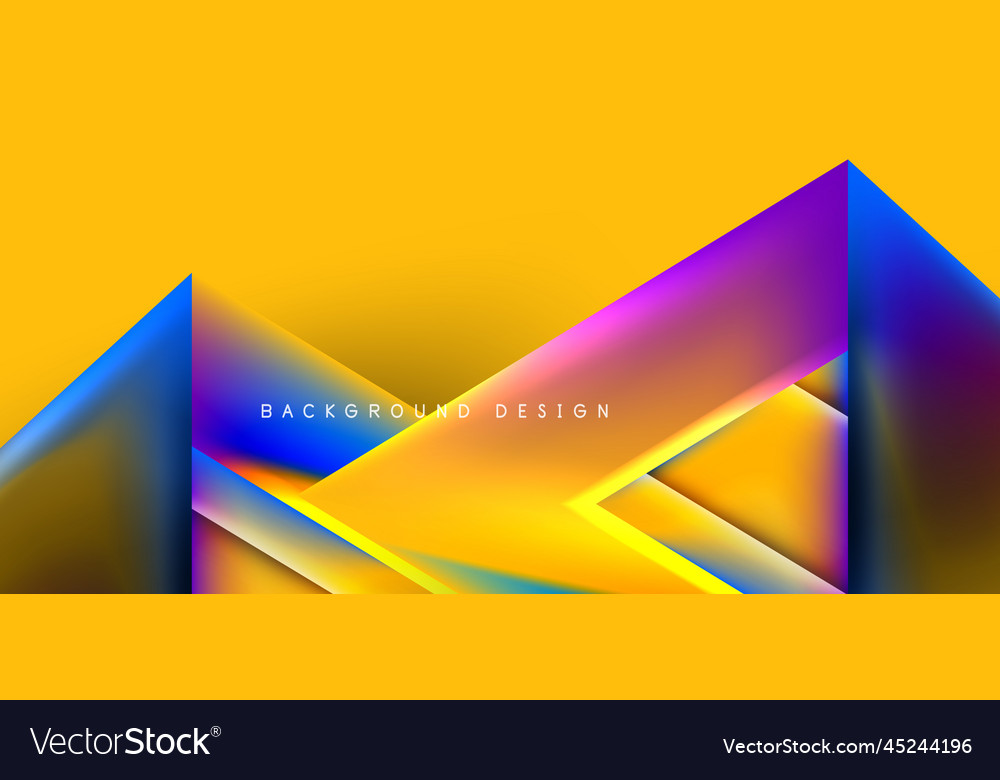 Futuristic triangle abstract background Royalty Free Vector