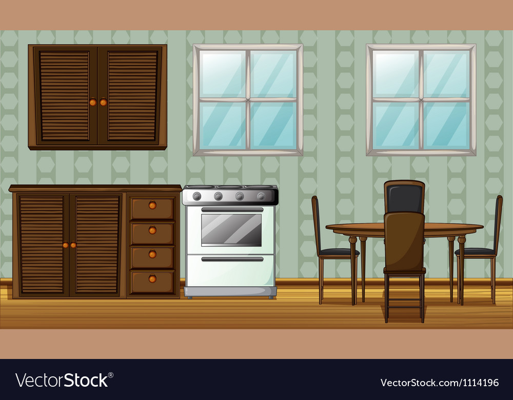Kitchen Royalty Free Vector Image - VectorStock