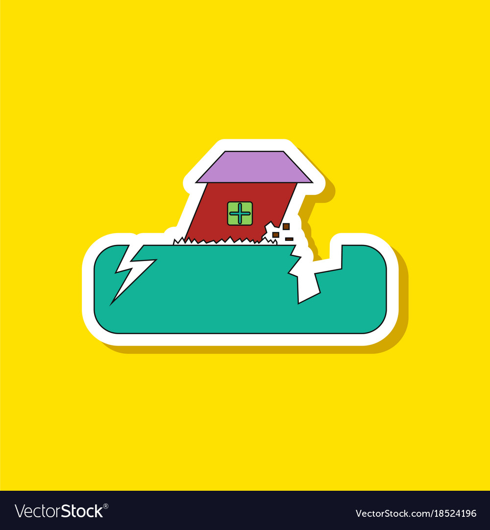 Paper Sticker On Stylish Background Natural Vector Image
