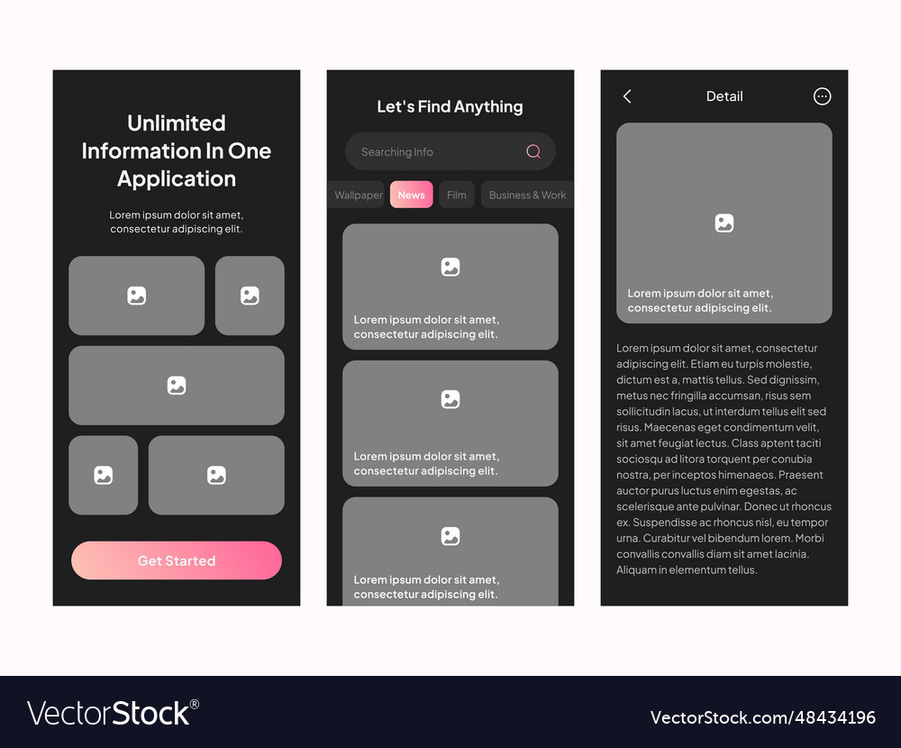 Utility ui design template Royalty Free Vector Image Utility ui design template Royalty Free Vector Image