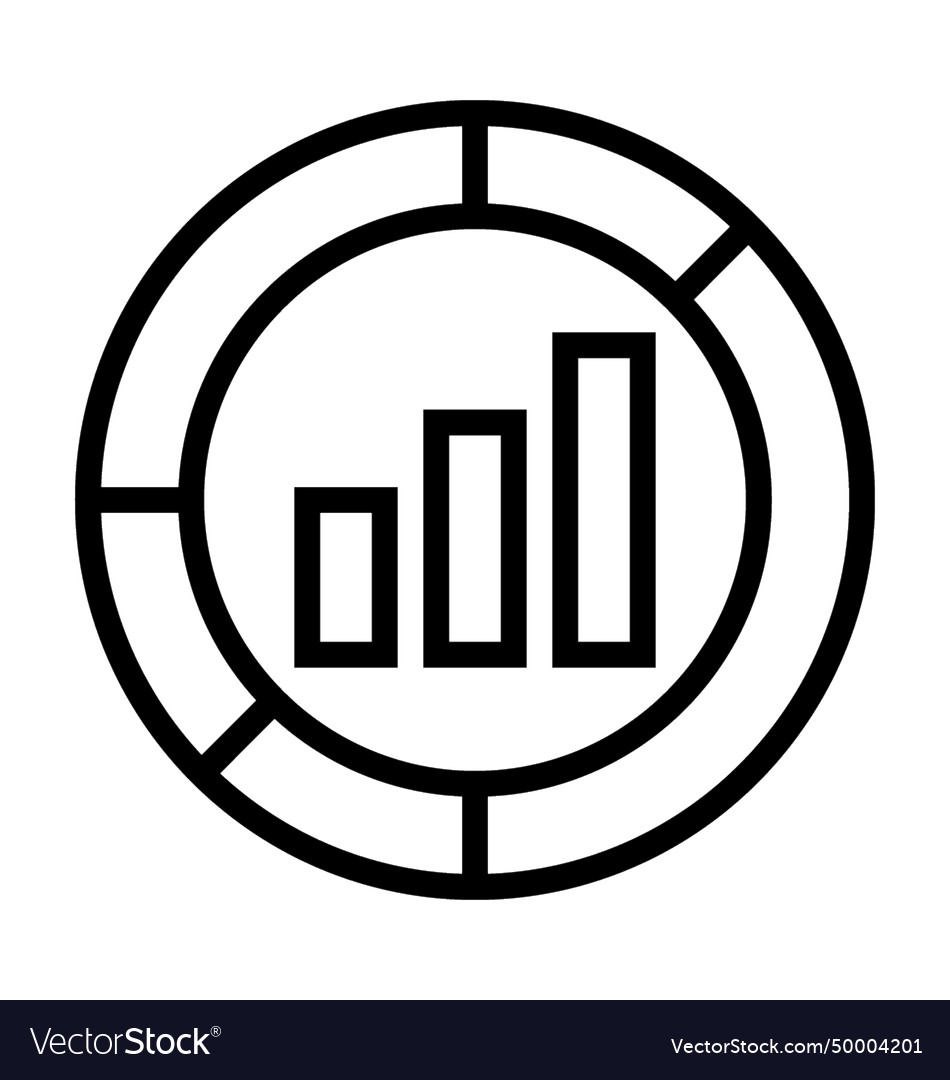 Bar chart icon Royalty Free Vector Image - VectorStock