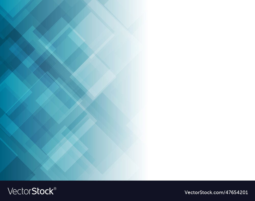 Bright blue tech geometric background Royalty Free Vector