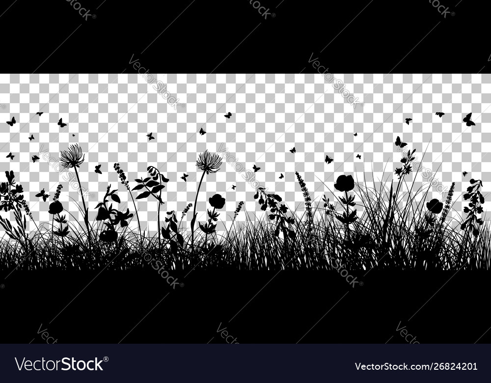 Meadow background Royalty Free Vector Image - VectorStock