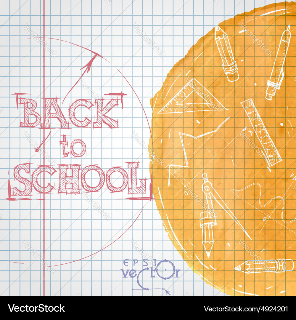 School background Royalty Free Vector Image - VectorStock