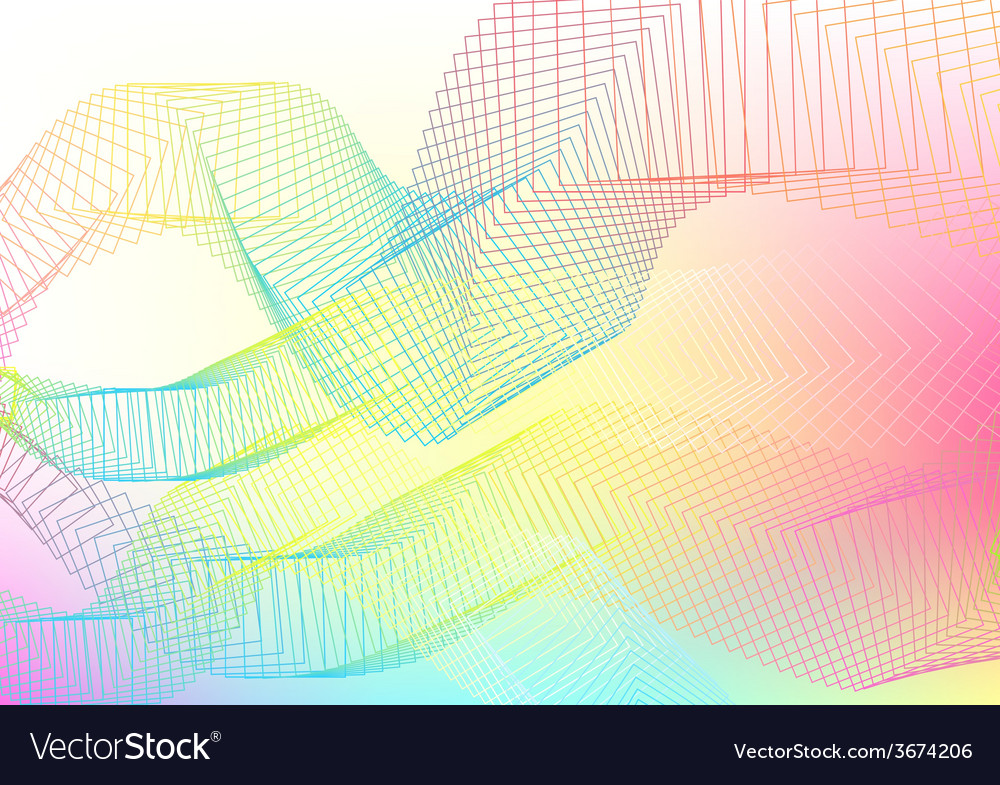 Colorful abstract lines Royalty Free Vector Image