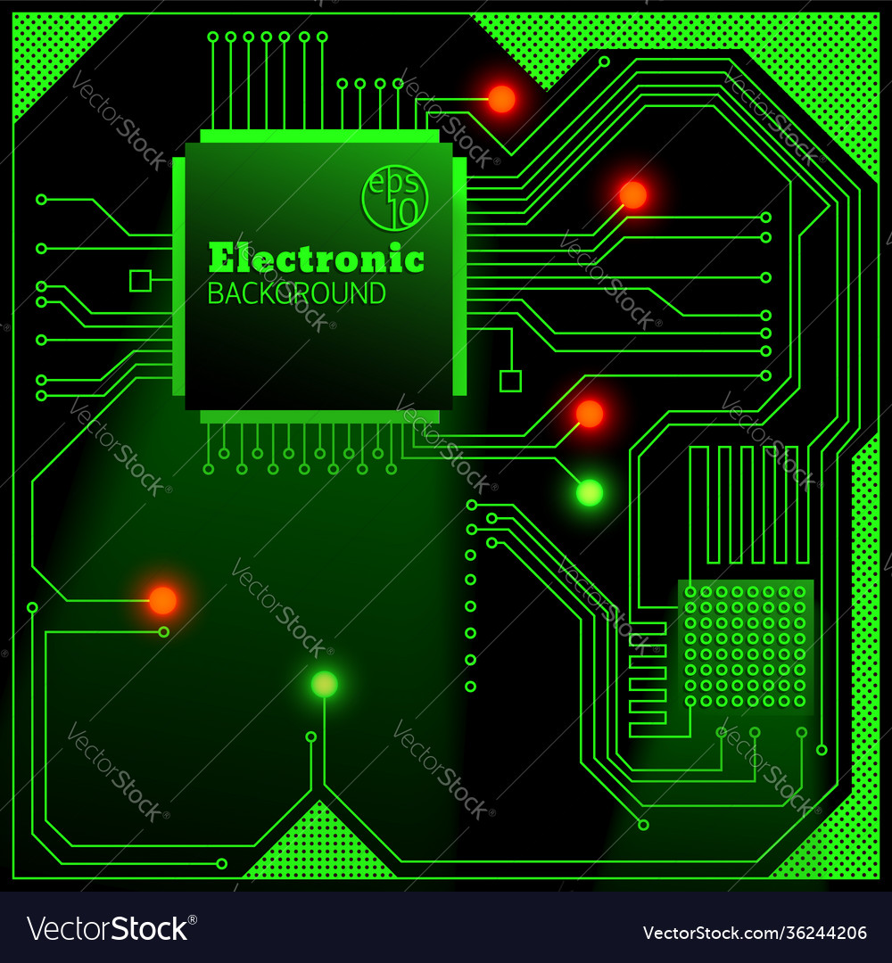Electronic board background Royalty Free Vector Image