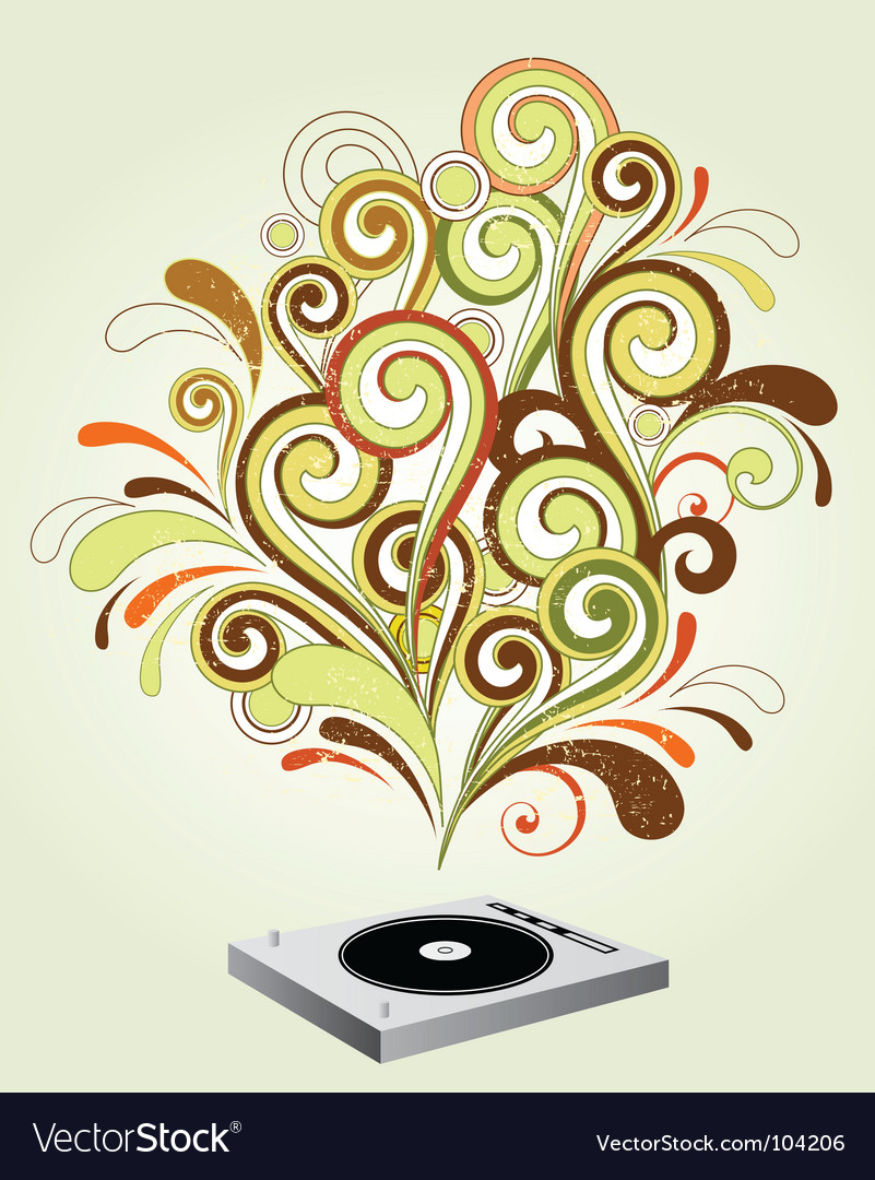 Turntable Royalty Free Vector Image - VectorStock
