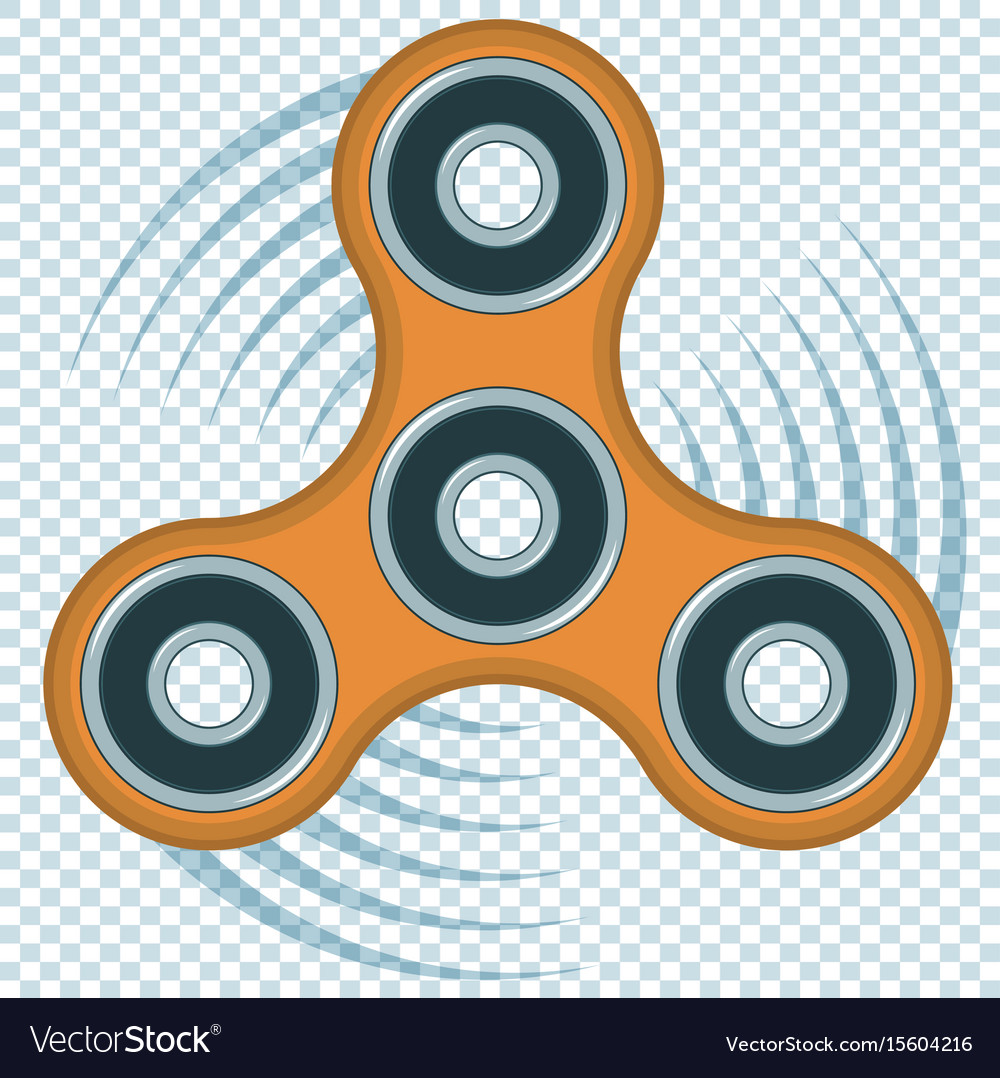 Fidget spinner relaxing toy Royalty Free Vector Image