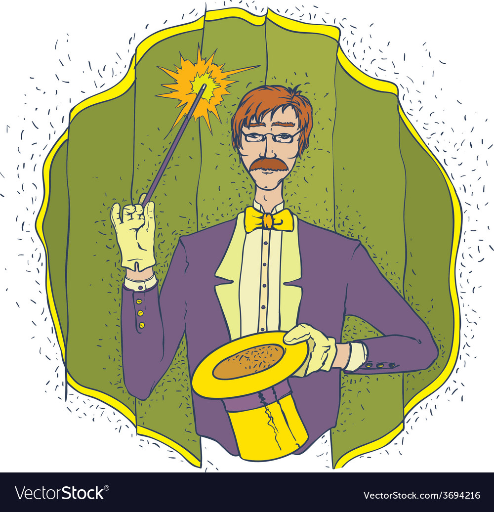 Wizard Royalty Free Vector Image - VectorStock