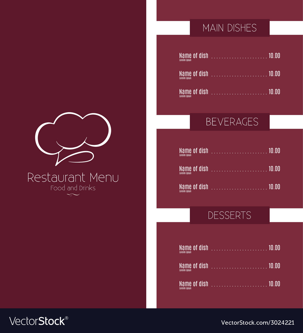 Abstrakter Menühintergrund mit einigen speziellen Objekten