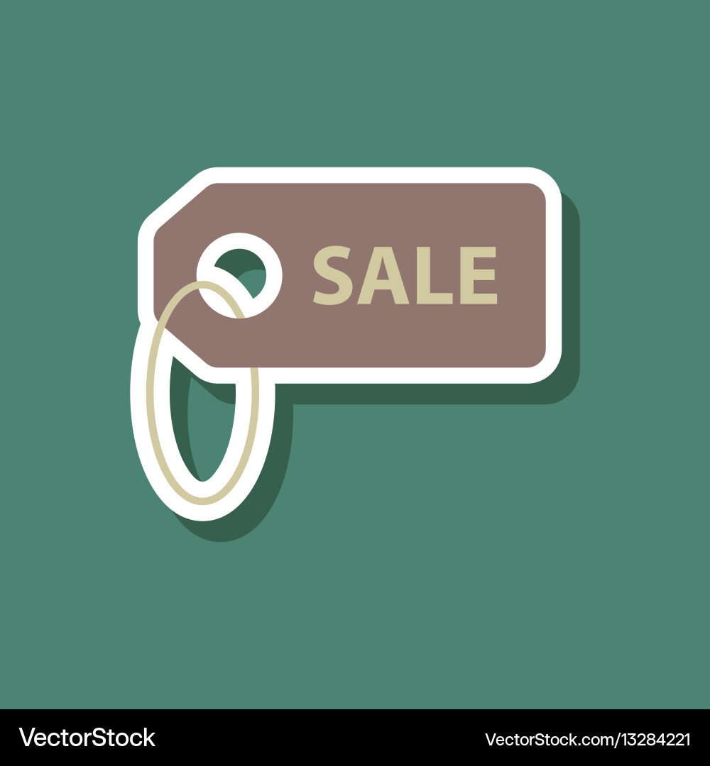 Fashion patch sale sticker label Royalty Free Vector Image