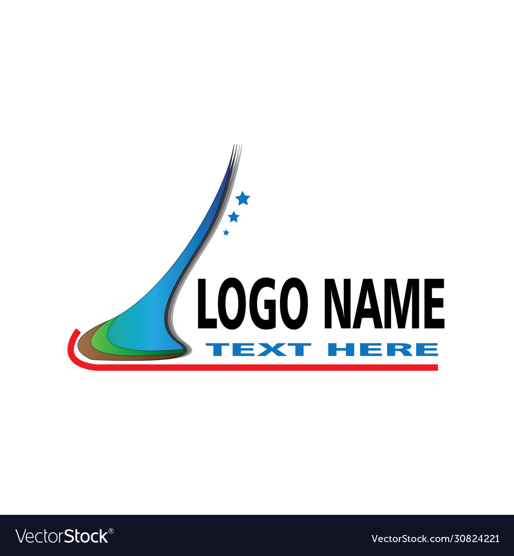 Modernes Design-Logo Lizenzfreies Vektorbild